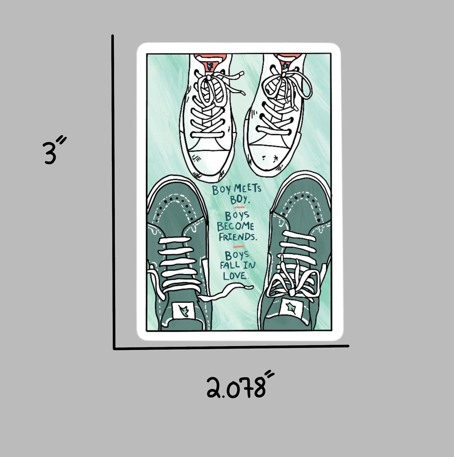 Heartstopper Shoes Sticker - Etsy