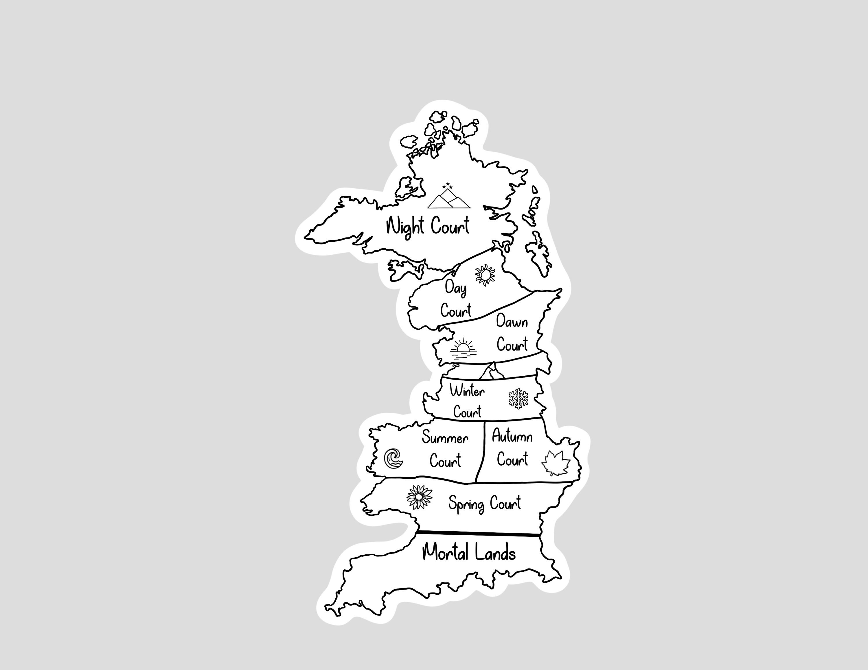 Prythian Map Svg - Etsy Singapore