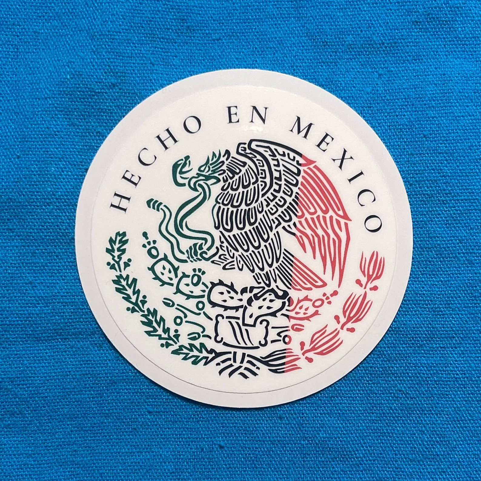 Escudo Nacional De Mexico Sticker Hecho En Mexico Sticker - Etsy