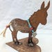 Recycled Metal Donkey Sculpture: Farmhouse Decor, Handmade Steel Art ...