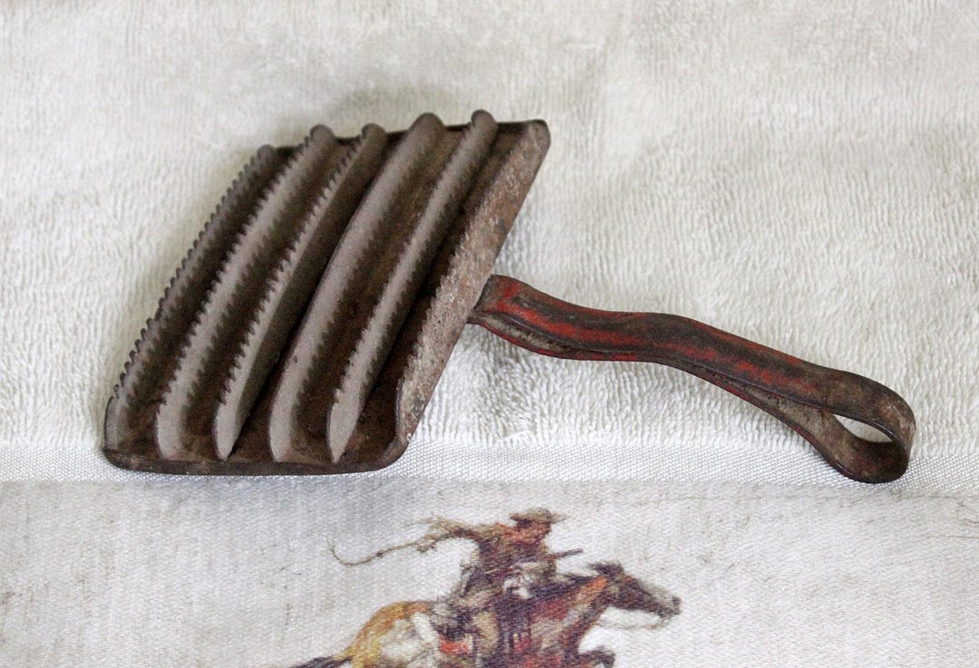 Antique Vintage Metal Horse Curry Comb RARE FIND - Etsy