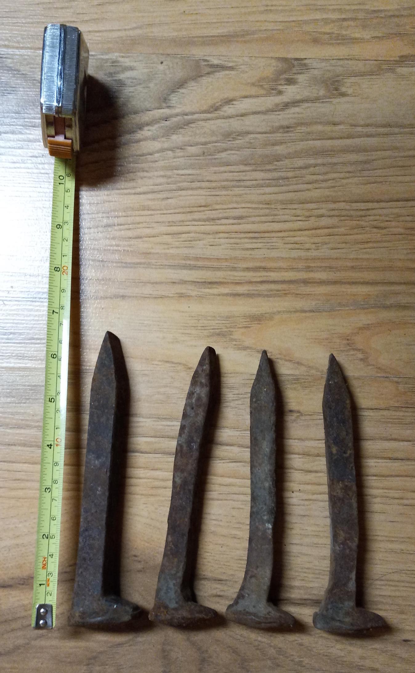 Vintage Rustic Iron Railroad Spikes Lot of 4 DIY Projects Used - Etsy