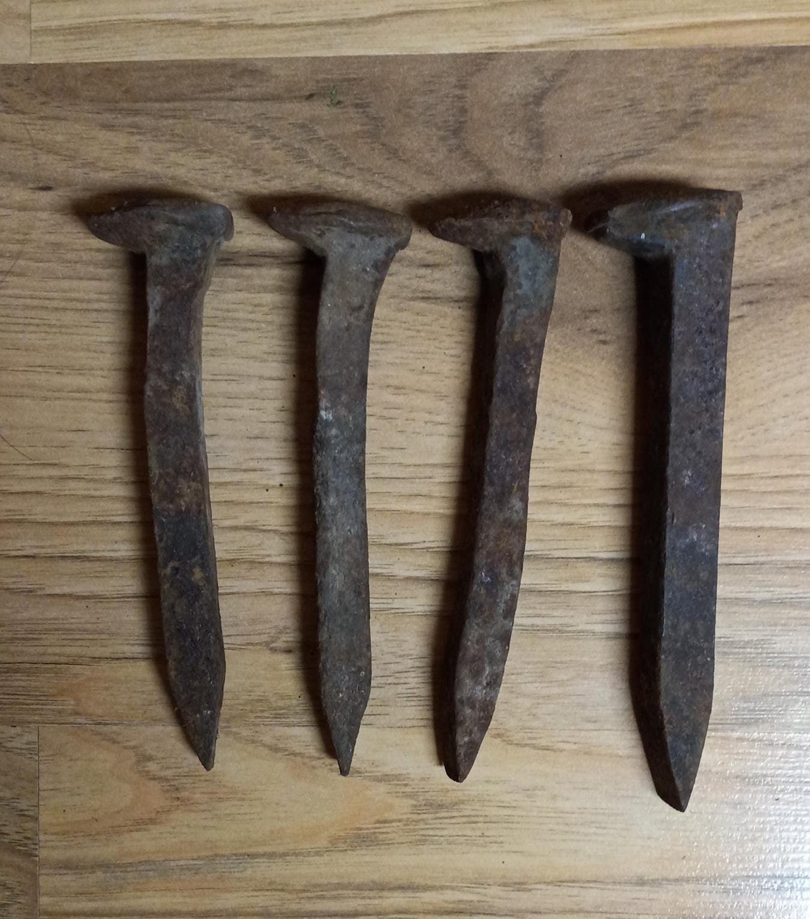 Vintage Rustic Iron Railroad Spikes Lot of 4 DIY Projects Used - Etsy