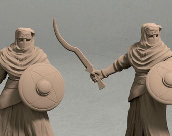 Daggers - Desert Cultists/city Guard Miniatures | RPG Minis | D&D | DND ...
