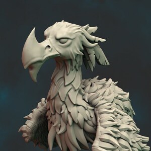 Icewind Axebeak Miniature | RPG Minis | D&D | DND | RPG | Tabletop ...