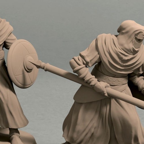 Daggers Desert Cultists/city Guard Miniatures RPG Minis - Etsy