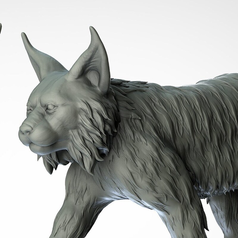 3d Printed Lynx - Etsy