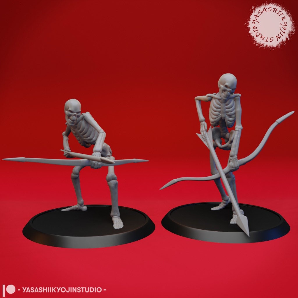 Skeleton Warrior Miniatures RPG Minis D&D DND RPG - Etsy