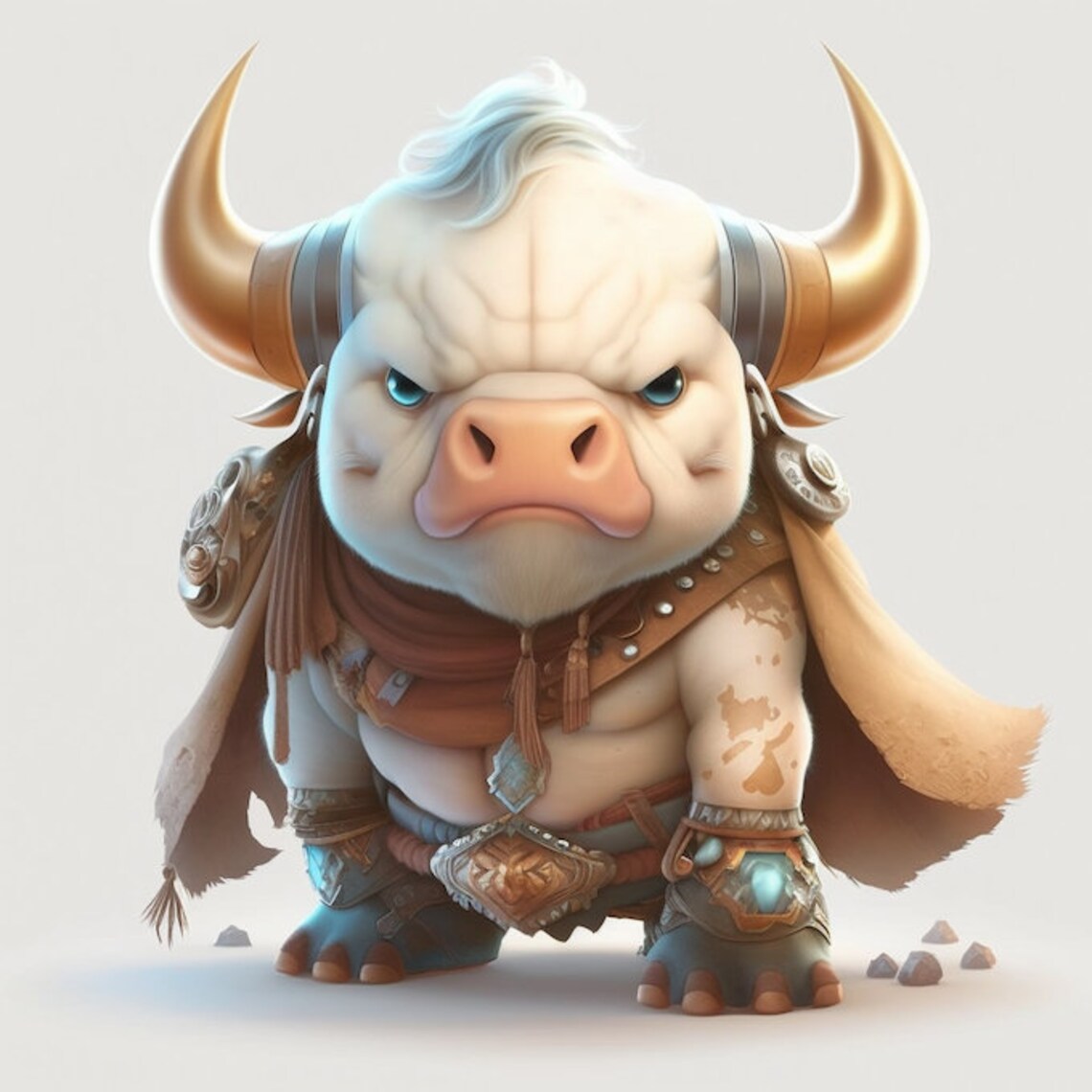 Bull Sorcerer Miniature | D&D Aurochian Miniature | Dnd Minotaur Druid ...