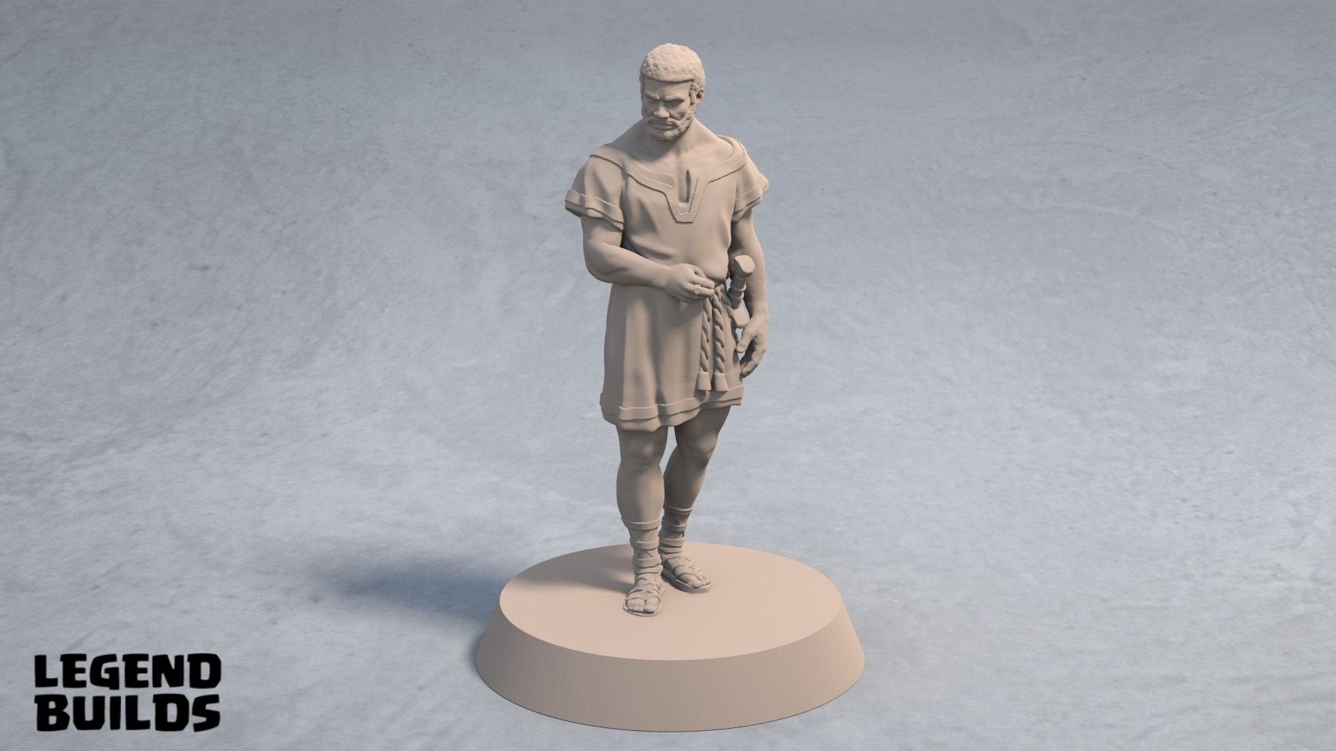Human Barbarian Miniature | RPG Minis | D&D | DND | RPG | Tabletop ...
