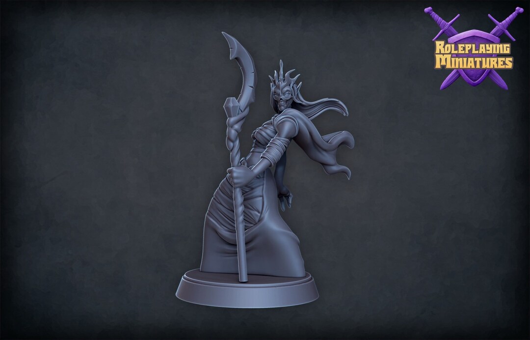 Lich Queen Miniature RPG Minis DND D&D RPG Tabletop Gaming From ...