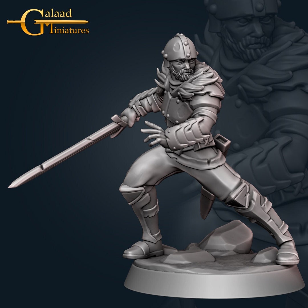 Male Paladin Miniature | RPG Minis | D&D | DND | RPG | Tabletop Gaming ...