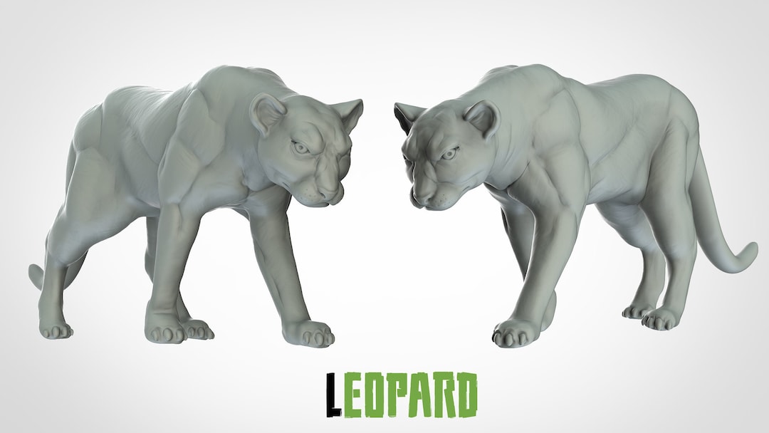 Leopard Miniature | RPG Minis | D&D | DND | RPG | Tabletop Gaming ...