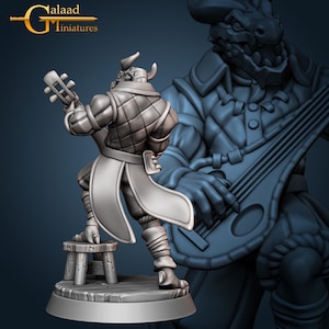 Dragonborn Bard Miniature | RPG Minis | D&D | DND | RPG | Tabletop ...