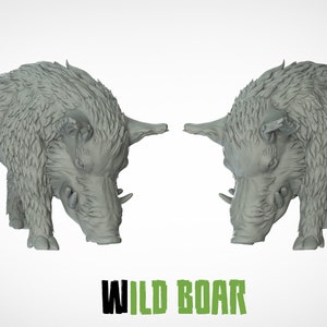 Wild Boar Miniatures (2 Variations) | RPG Minis | D&D | DND | RPG ...