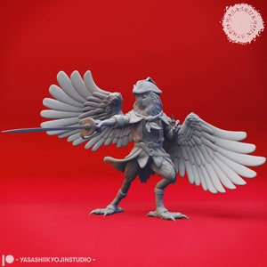 Owlin Fighter Miniature | RPG Minis | D&D | DND | RPG | Tabletop Gaming ...