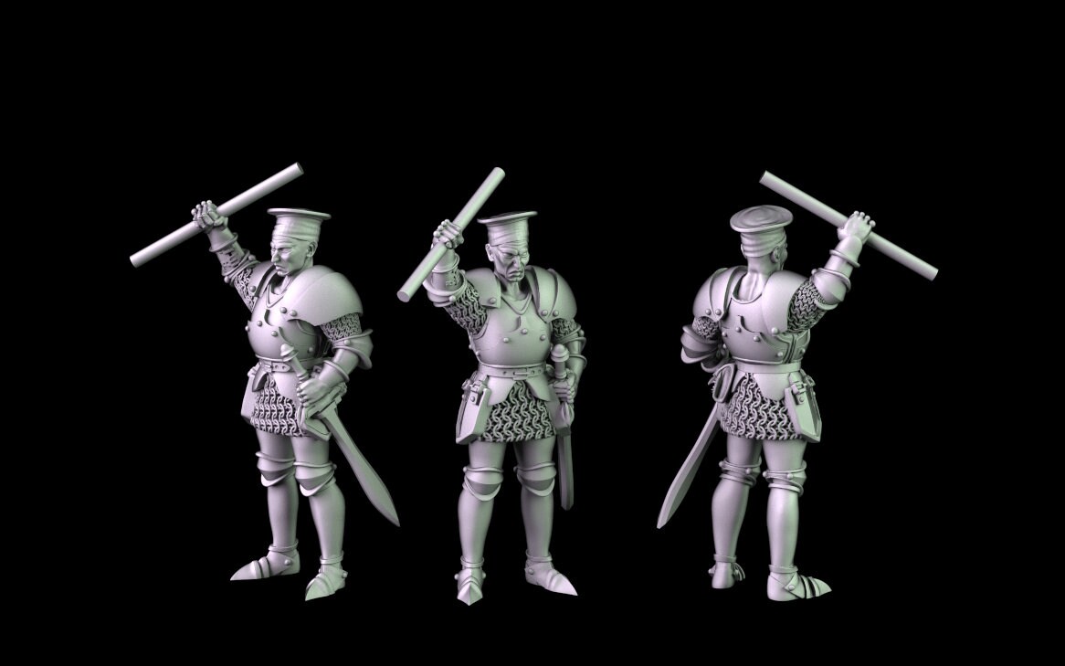 City Guard Miniatures 5 Versions RPG Minis D&D DND | Etsy