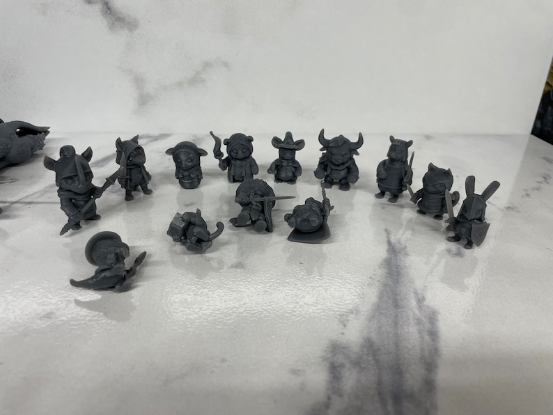 Hippokin Paladin Miniature | D&D Giff Miniature | Dnd Hippo | RPG ...