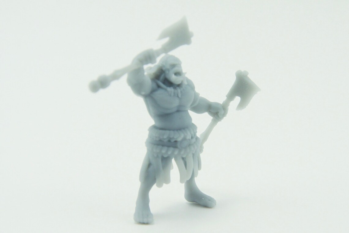 Orc Warrior Miniature RPG Minis Ork Mini DND D&D RPG - Etsy