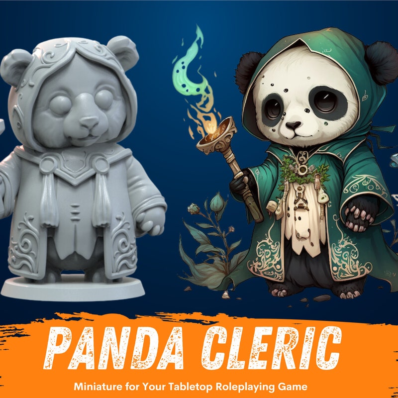 Miniature Panda Figurines - Etsy