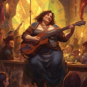 Digital Bard DND Character Backgrounds | D&D Digital Download ...