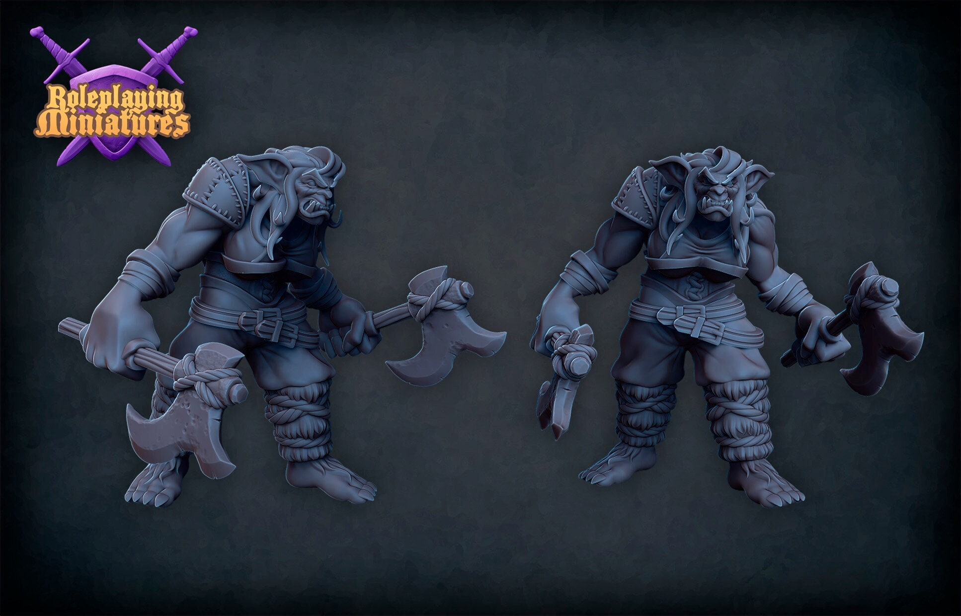 Female Bugbear Barbarian Miniature RPG Minis DND D&D - Etsy