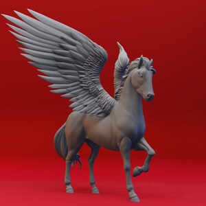 Pegasus Miniature | RPG Winged Horse Minis | D&D Flying Steed | DND ...