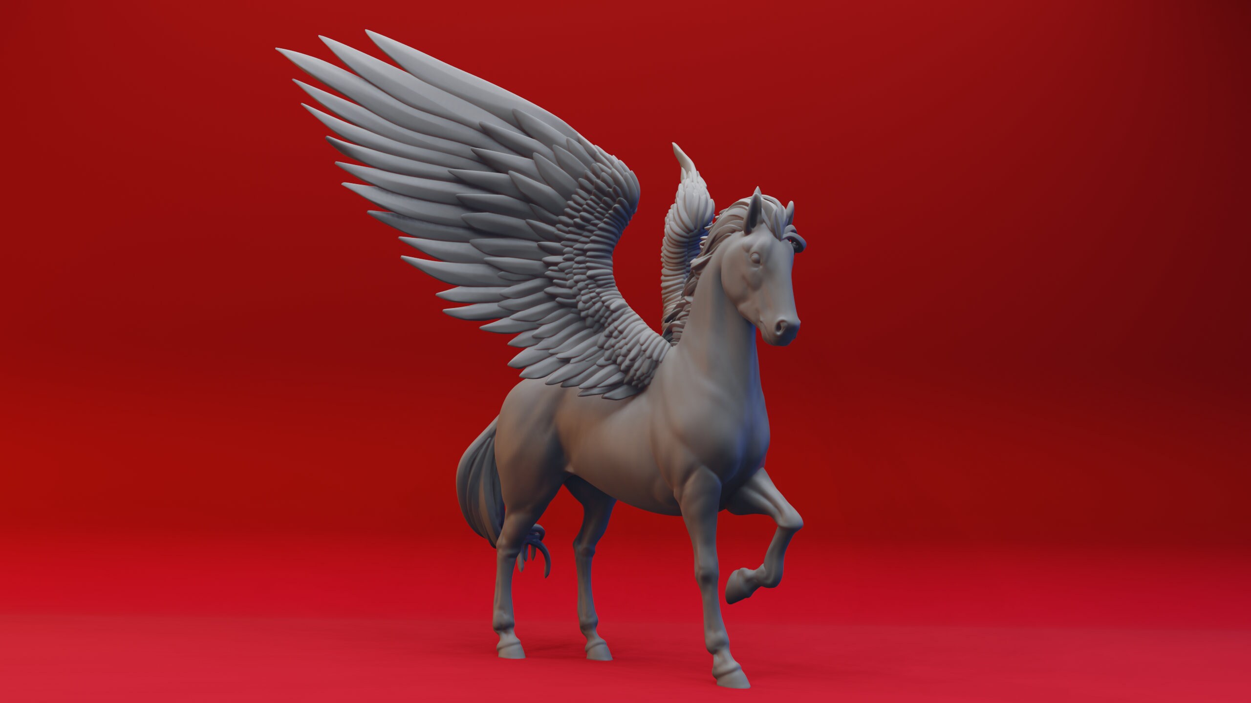 Pegasus Miniature | RPG Winged Horse Minis | D&D Flying Steed | DND ...