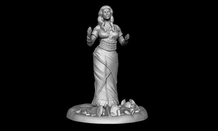 Female Fortune Teller Miniature RPG Minis DND D&D RPG - Etsy