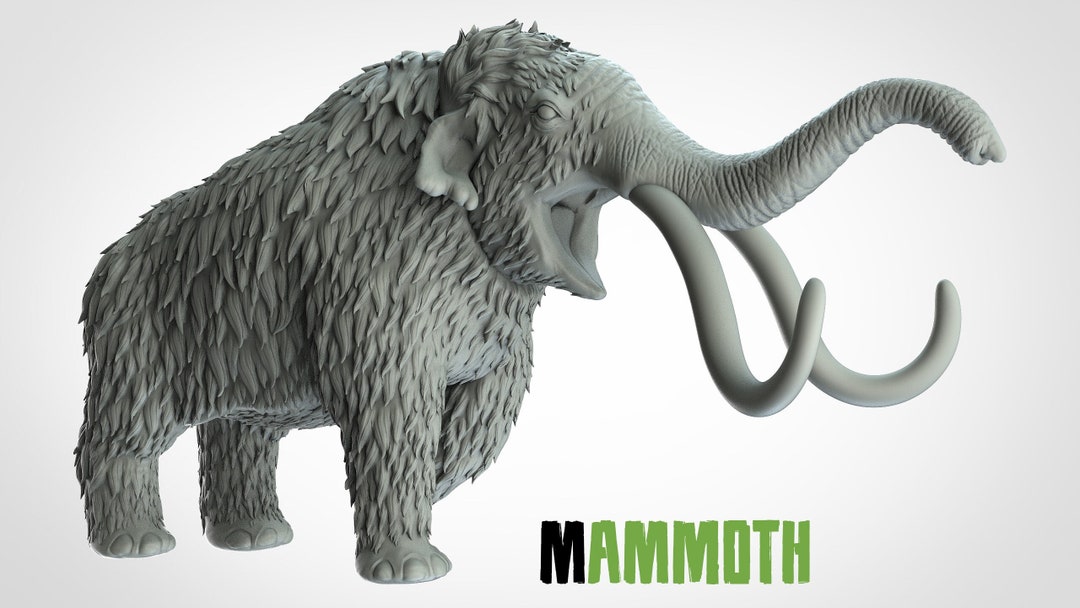 Wooly Mammoth Miniature | RPG Minis | D&D | DND | RPG | Tabletop Gaming ...