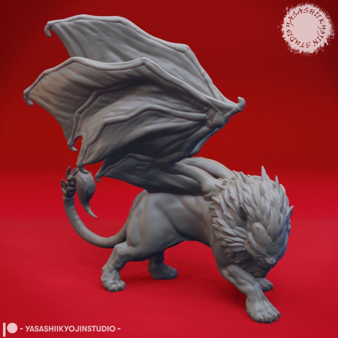 Manticore Miniature | RPG Minis | D&D | DND | RPG | Tabletop Gaming ...