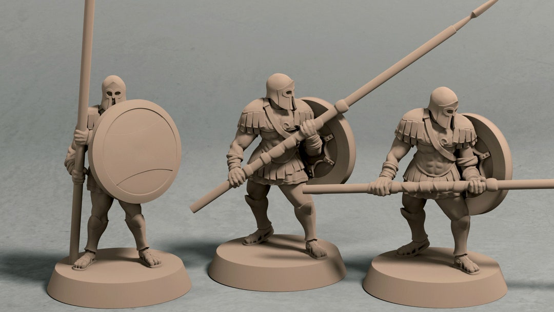 Hoplite - City Guard/roman Legionnaires Miniatures | RPG Minis | D&D ...