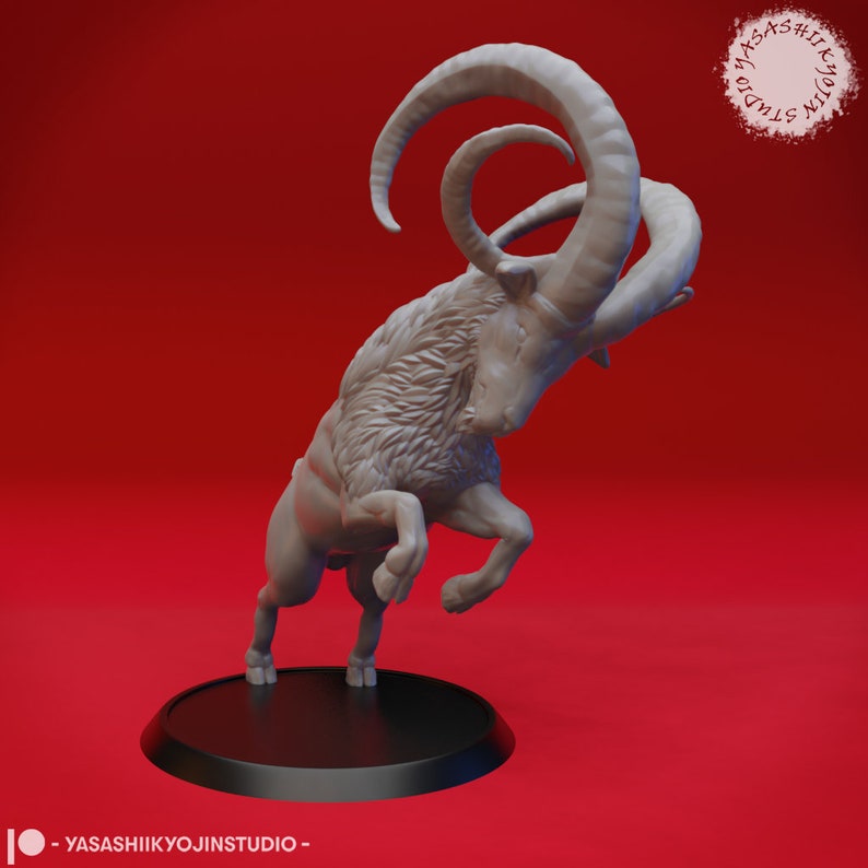 Giant Goat Miniature RPG Minis D&D DND RPG Tabletop - Etsy