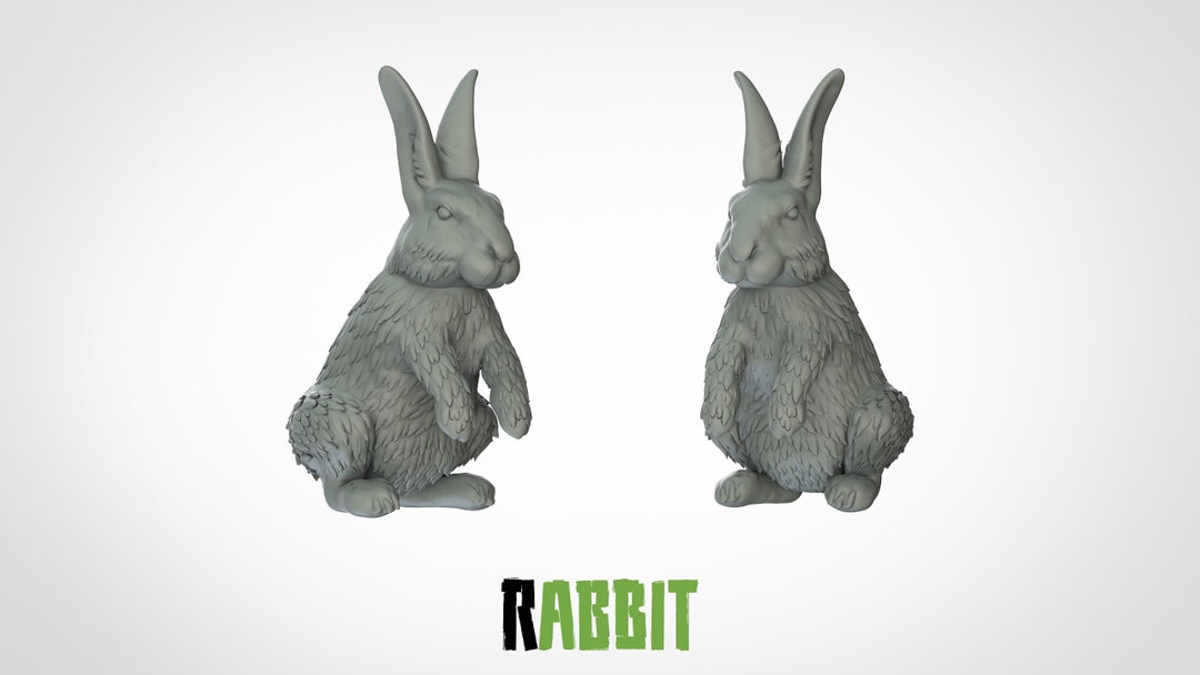 Rabbit Miniature | RPG Minis | D&D | DND | RPG | Tabletop Gaming | From ...