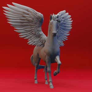 Pegasus Miniature | RPG Winged Horse Minis | D&D Flying Steed | DND ...