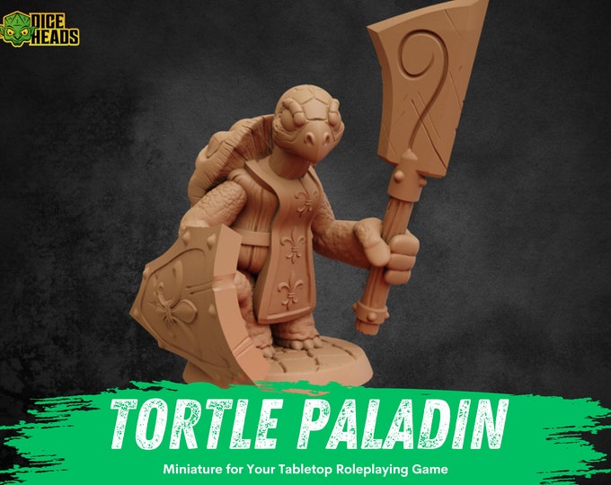 Tortle Peacekeeper Resin Miniature Dnd Miniatures Dungeons & Dragons ...