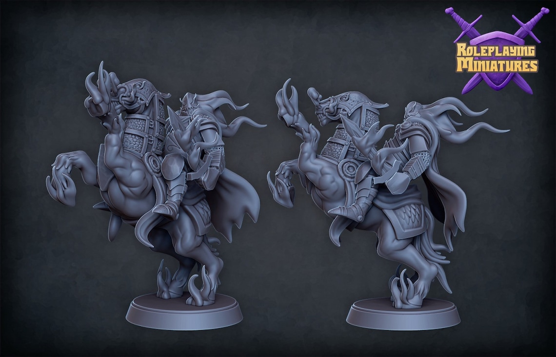 Headless Horseman Miniature RPG Minis DND D&D RPG - Etsy