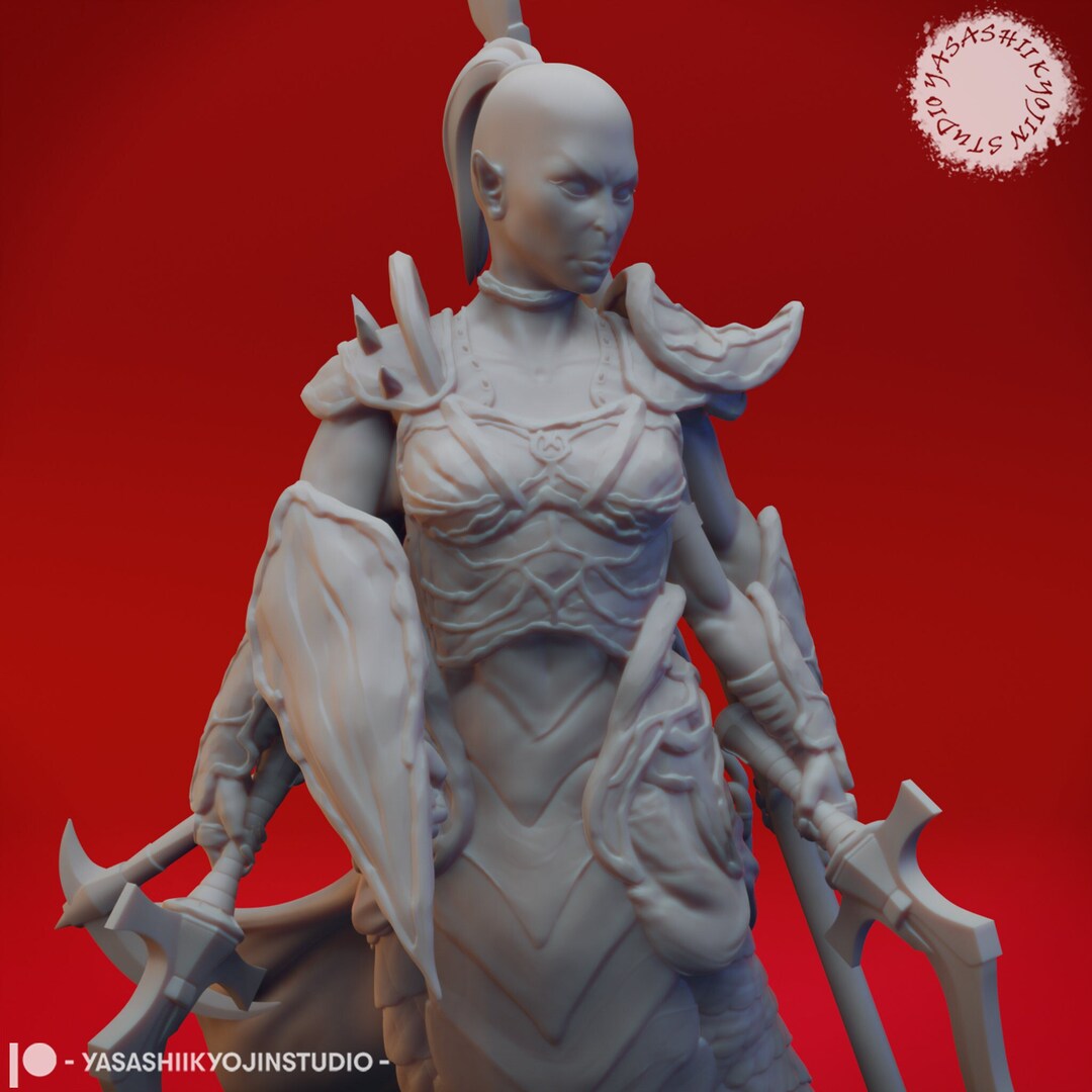 Female Marilith Miniature | RPG Minis | D&D | DND | RPG | Tabletop ...