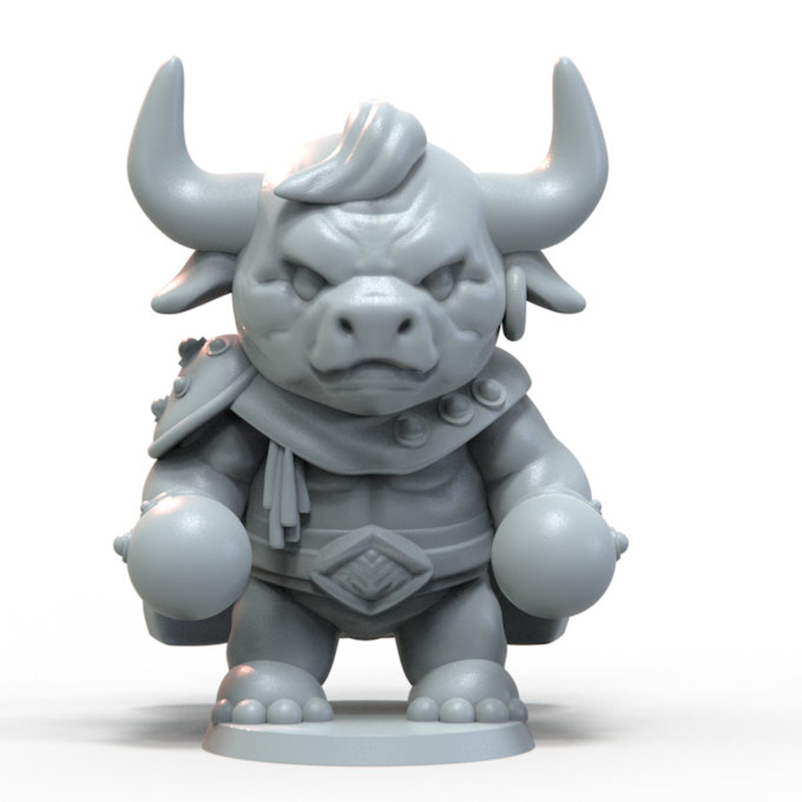 Bull Sorcerer Miniature | D&D Aurochian Miniature | Dnd Minotaur Druid ...