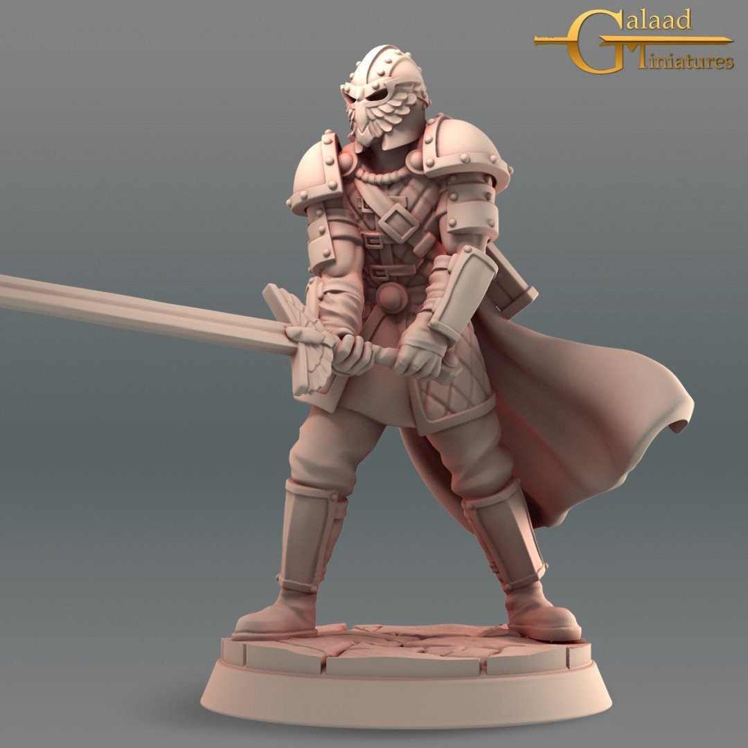 Armored Paladin Miniature | RPG Minis | D&D | DND | RPG | Tabletop ...