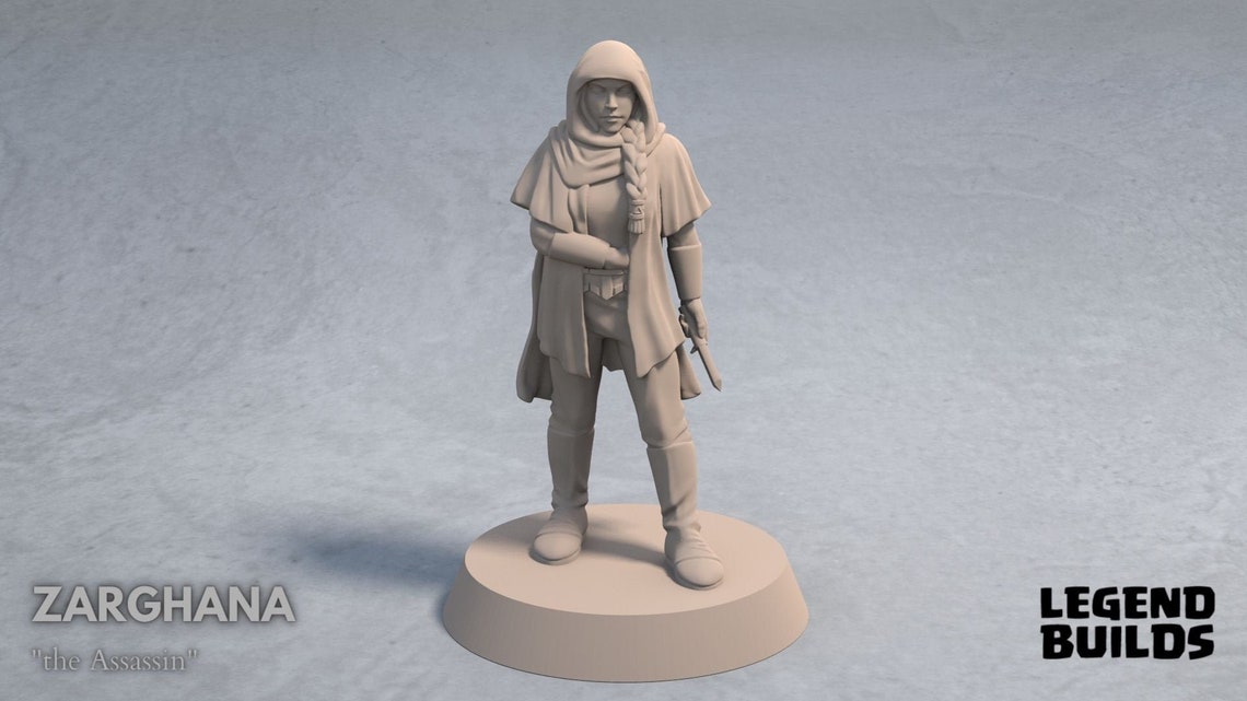 Female Rogue Miniature RPG Minis D&D DND RPG - Etsy UK