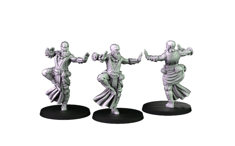 Male Monk Miniatures RPG Minis D&D DND RPG Tabletop - Etsy