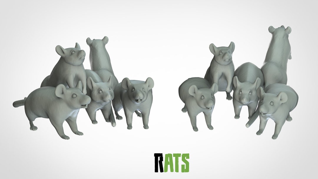 Rat Swarm Miniature | RPG Minis | D&D | DND | RPG | Tabletop Gaming ...