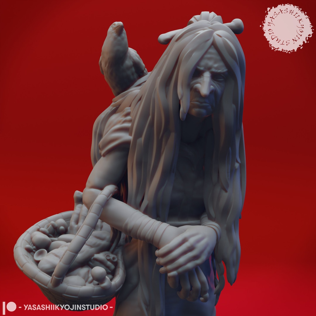 Green Hag Miniature | RPG Minis | D&D | DND | RPG | Tabletop Gaming ...