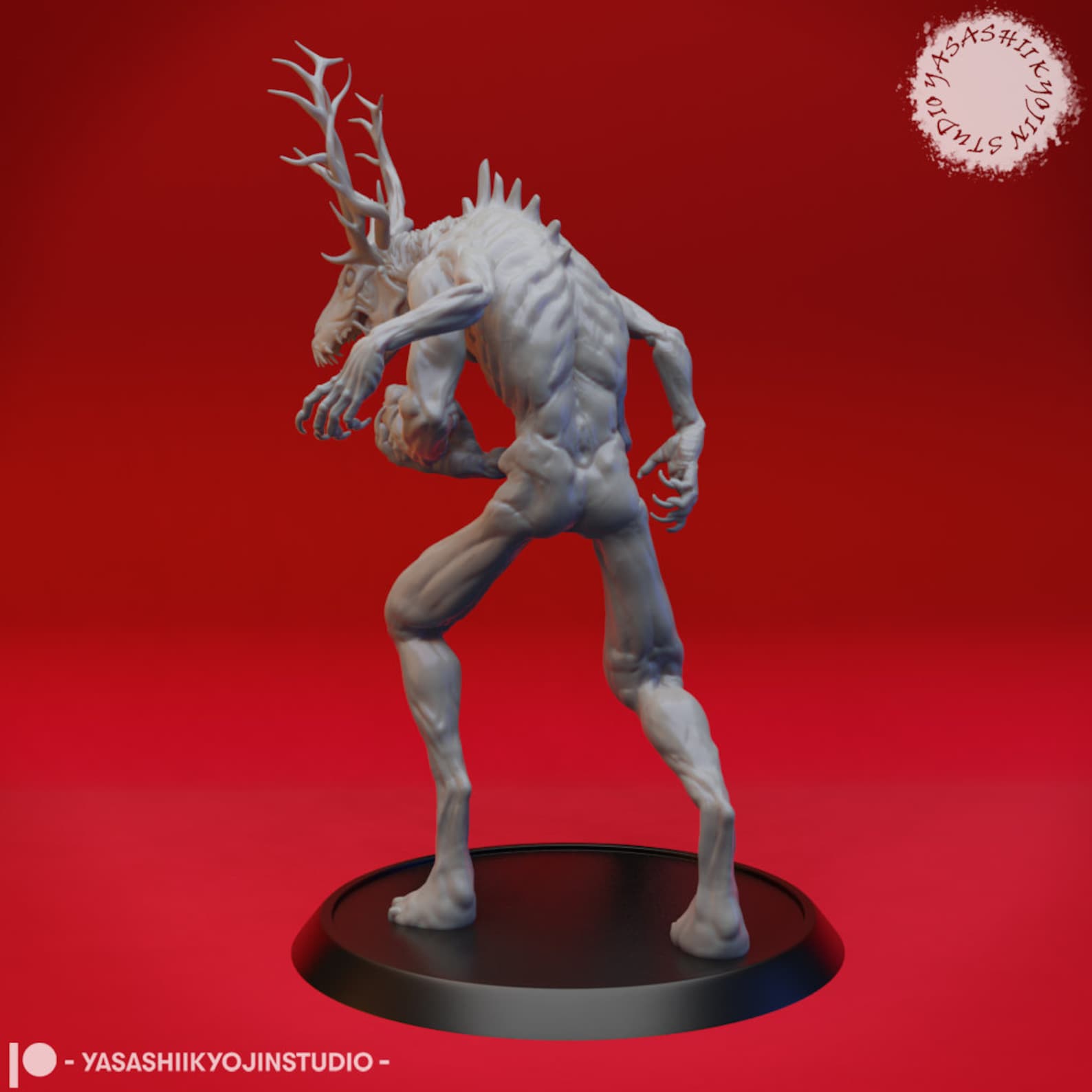 Wendigo Miniature RPG Minis D&D DND RPG Tabletop | Etsy