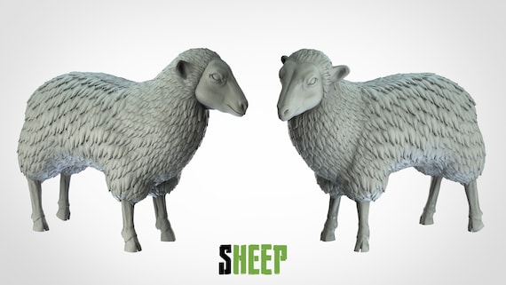 Sheep Miniature RPG Minis D&D DND RPG Tabletop - Etsy Canada