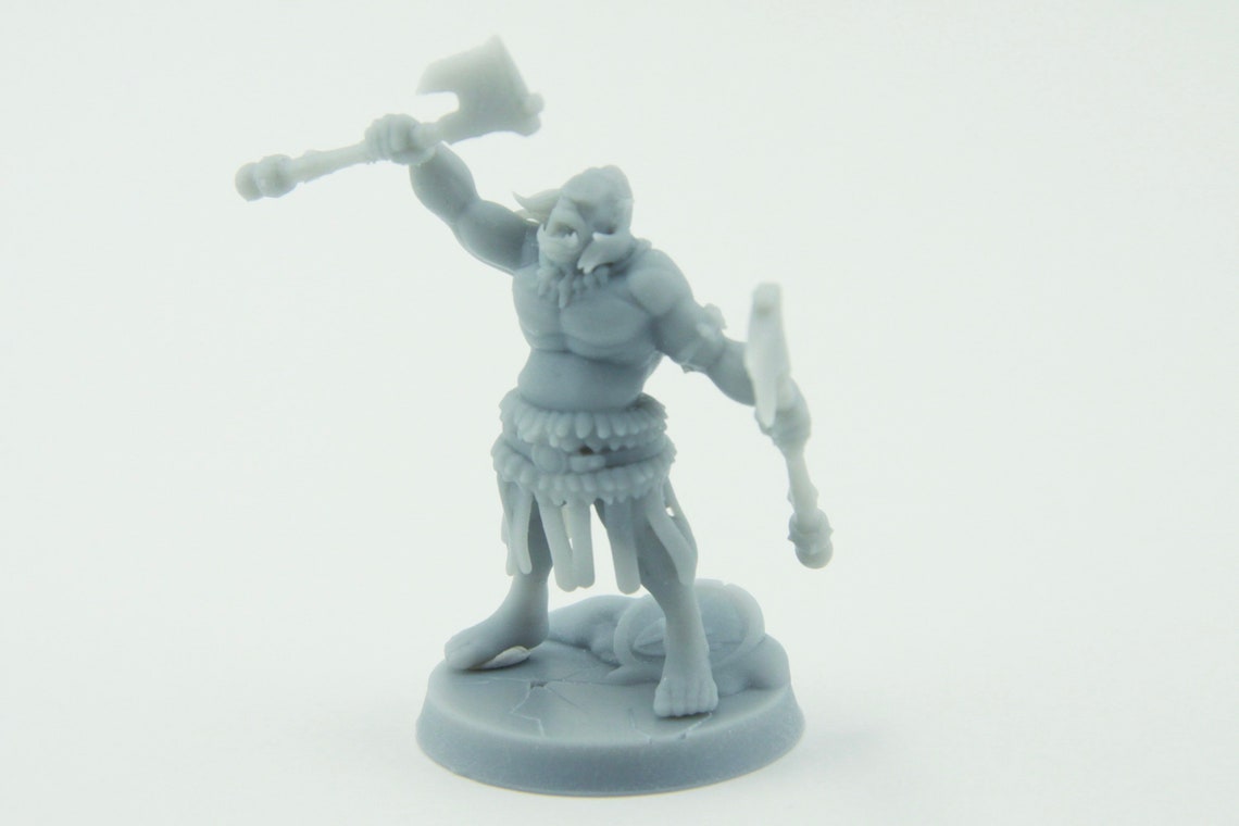 Orc Warrior Miniature RPG Minis Ork Mini DND D&D RPG - Etsy