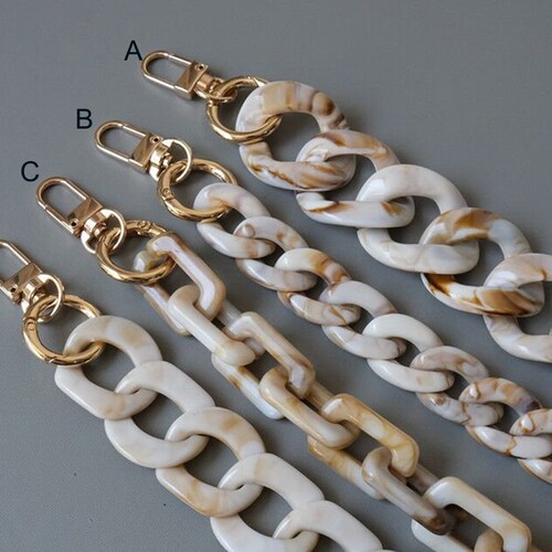 Acrylic Chain Purse Chain Metal Strap Handle Plastic Handles - Etsy