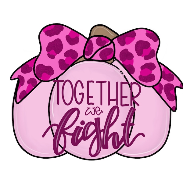 Breast Cancer Awareness Pumpkin Template - Etsy