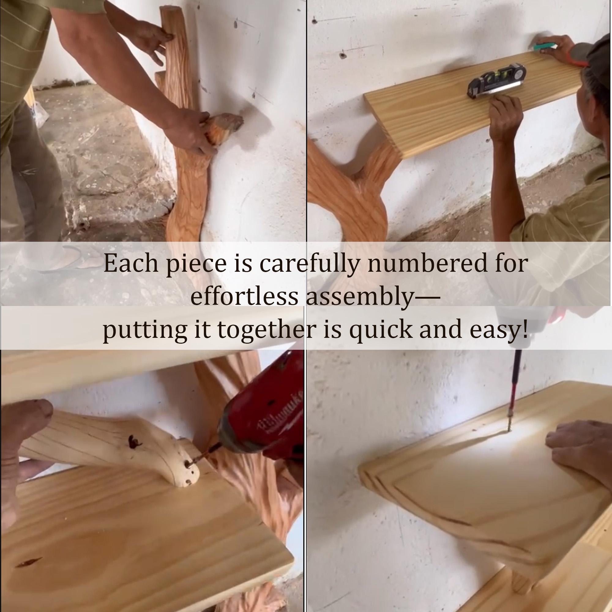 Solid Wood Live Edge Console Table Driftwood Tree Branch Natural ...